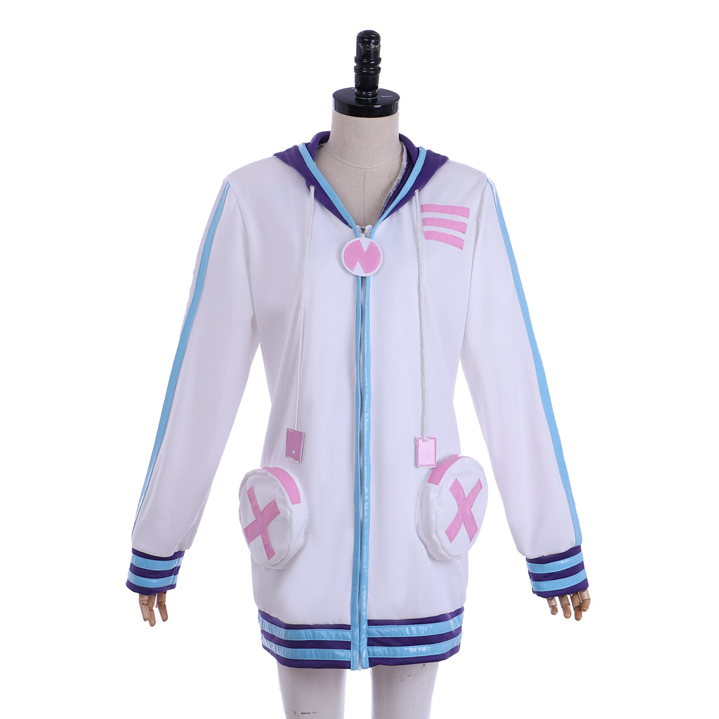 Hyperdimension Neptunia Cosplay, Neptune Hoodie – TwirlingDresses